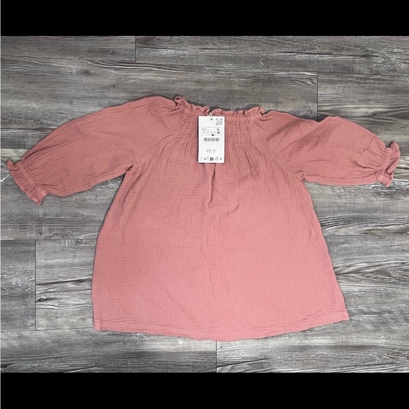 Zara | Dresses | Zara Textured Elasticized Dress | Poshmark